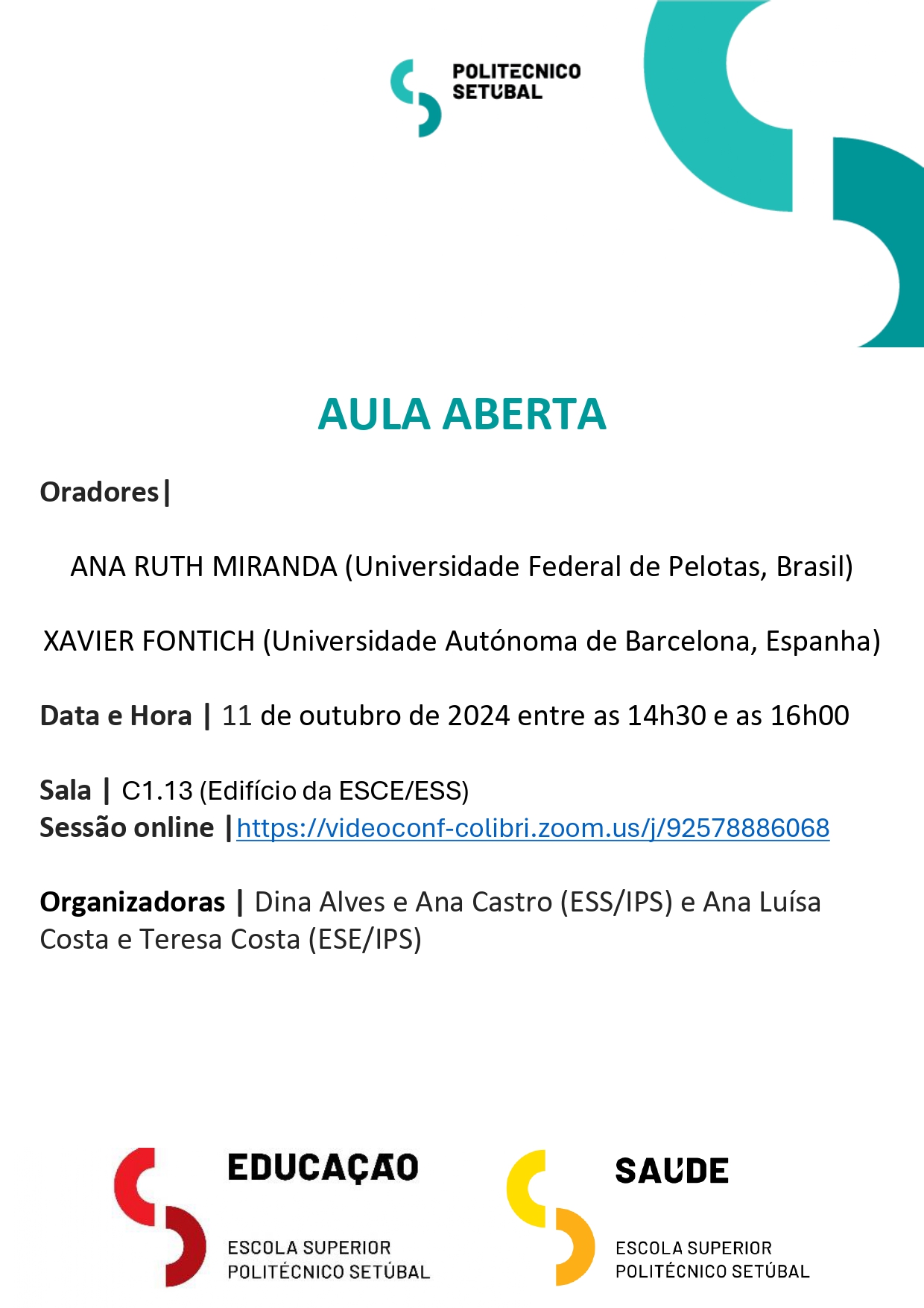 Outubro – Escola Superior de Educação – ESE/IPS